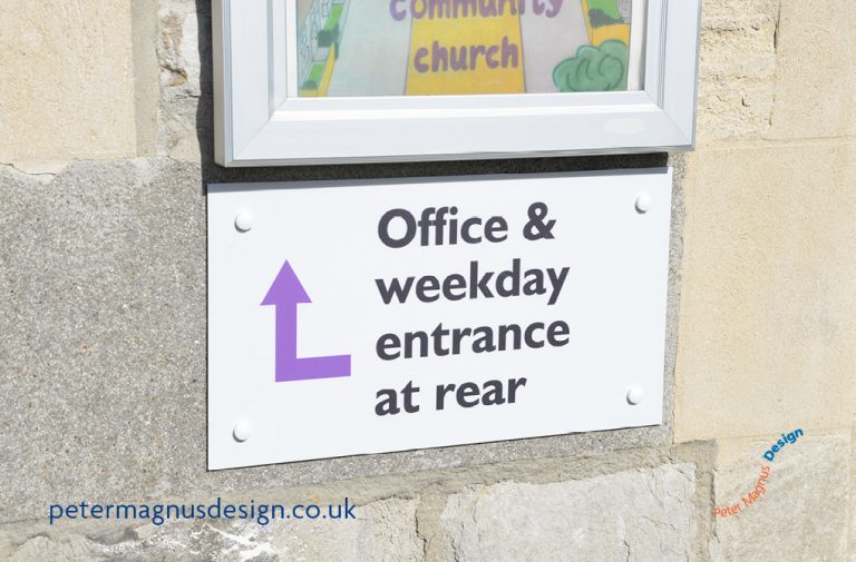 Here’s the story of how we went about designing some building signs