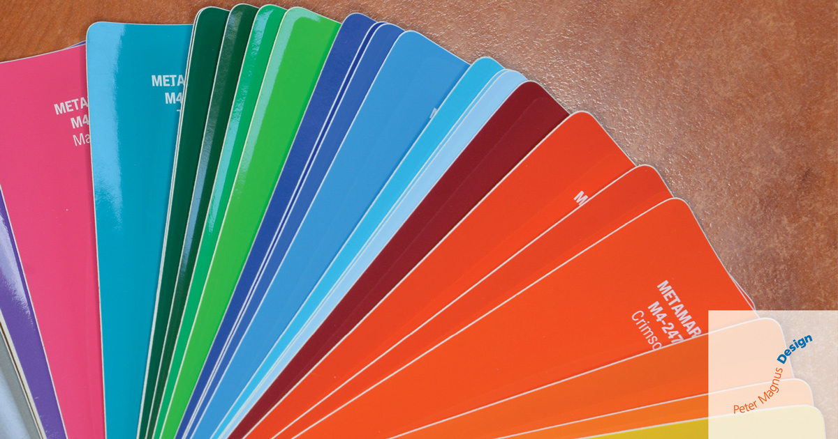 Here’s information on how we use colour in our graphic design